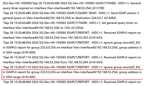 某局点S10506X PIM-SSM组播无法生成组播表项问题 - 知了社区